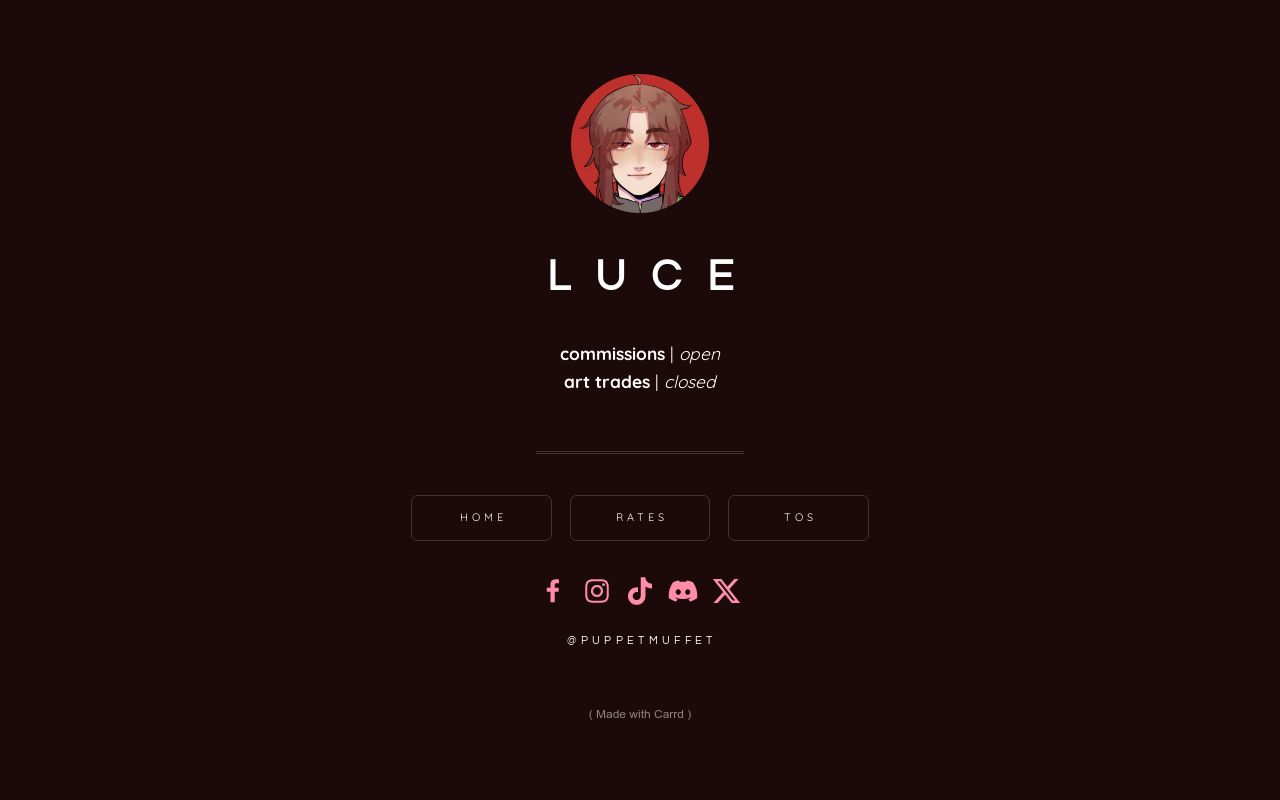 LUCE's (puppetmuffet) Commission